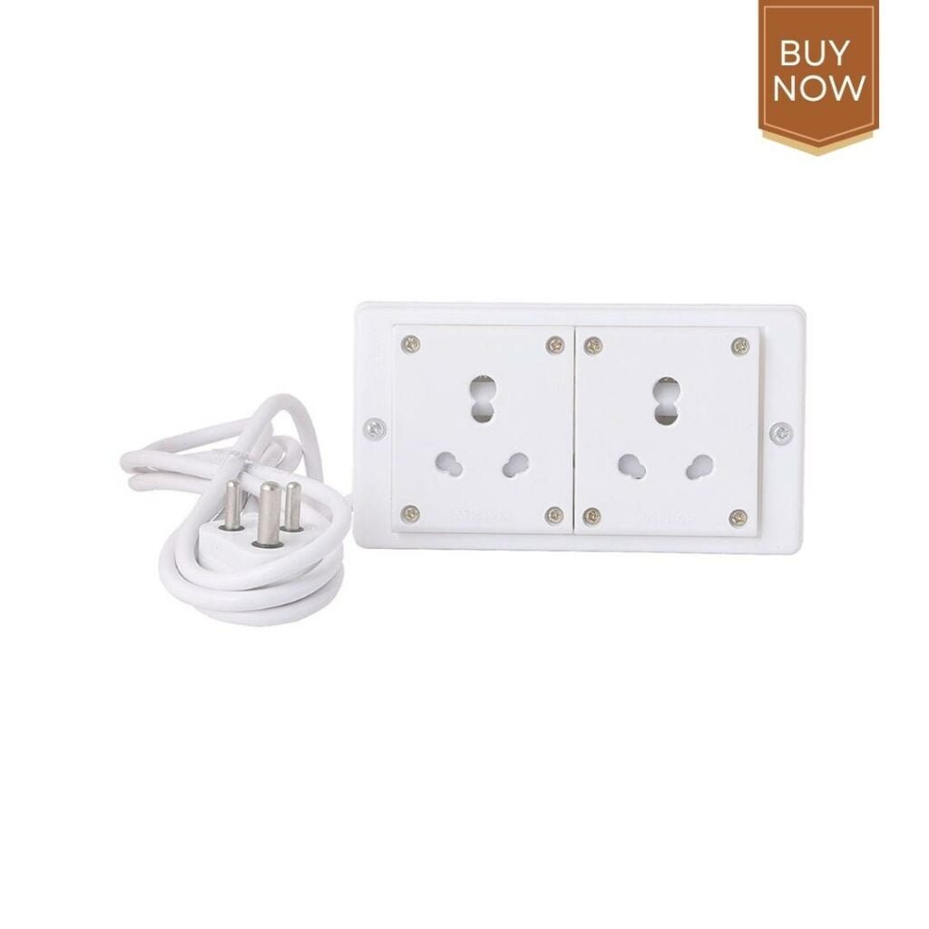 INDRICO Power Strip Extension Multi Outlet Board with Individual Switch ...