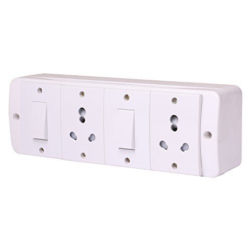 INDRICO Power Strip Extension Multi Outlet Board Fitted with 2 Anchor ...